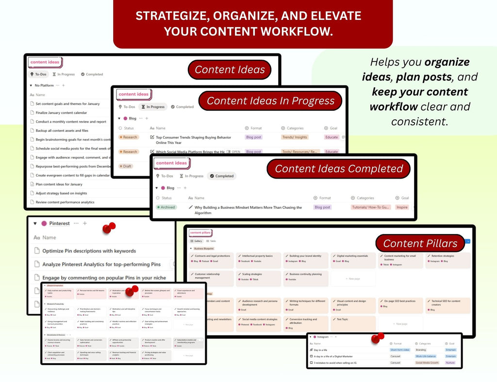 PLR Academia Notion Template Notion Student Planner Notion Academic Pl ...